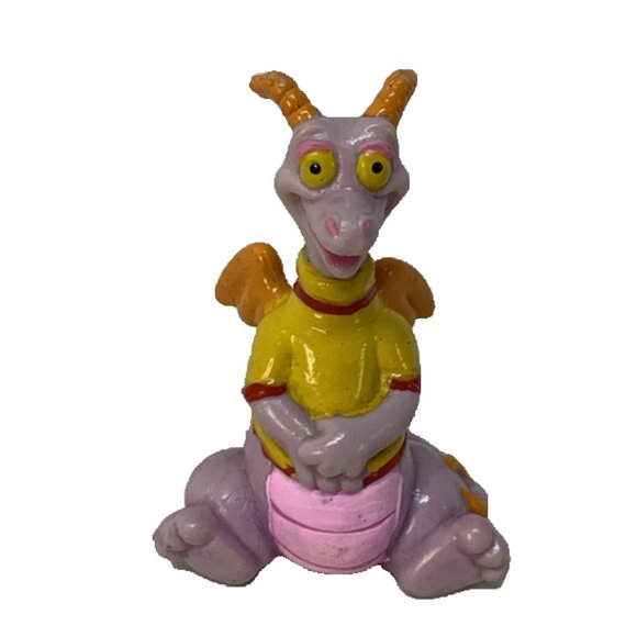 Disney | Toys | Vintage 982 Disney Epcot Figment The Purple Dragon Pvc ...